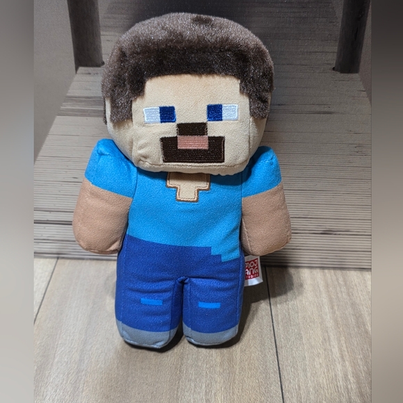 Mattel | Toys | Mattel Minecraft Steve Stuffed Toy Mojang | Poshmark